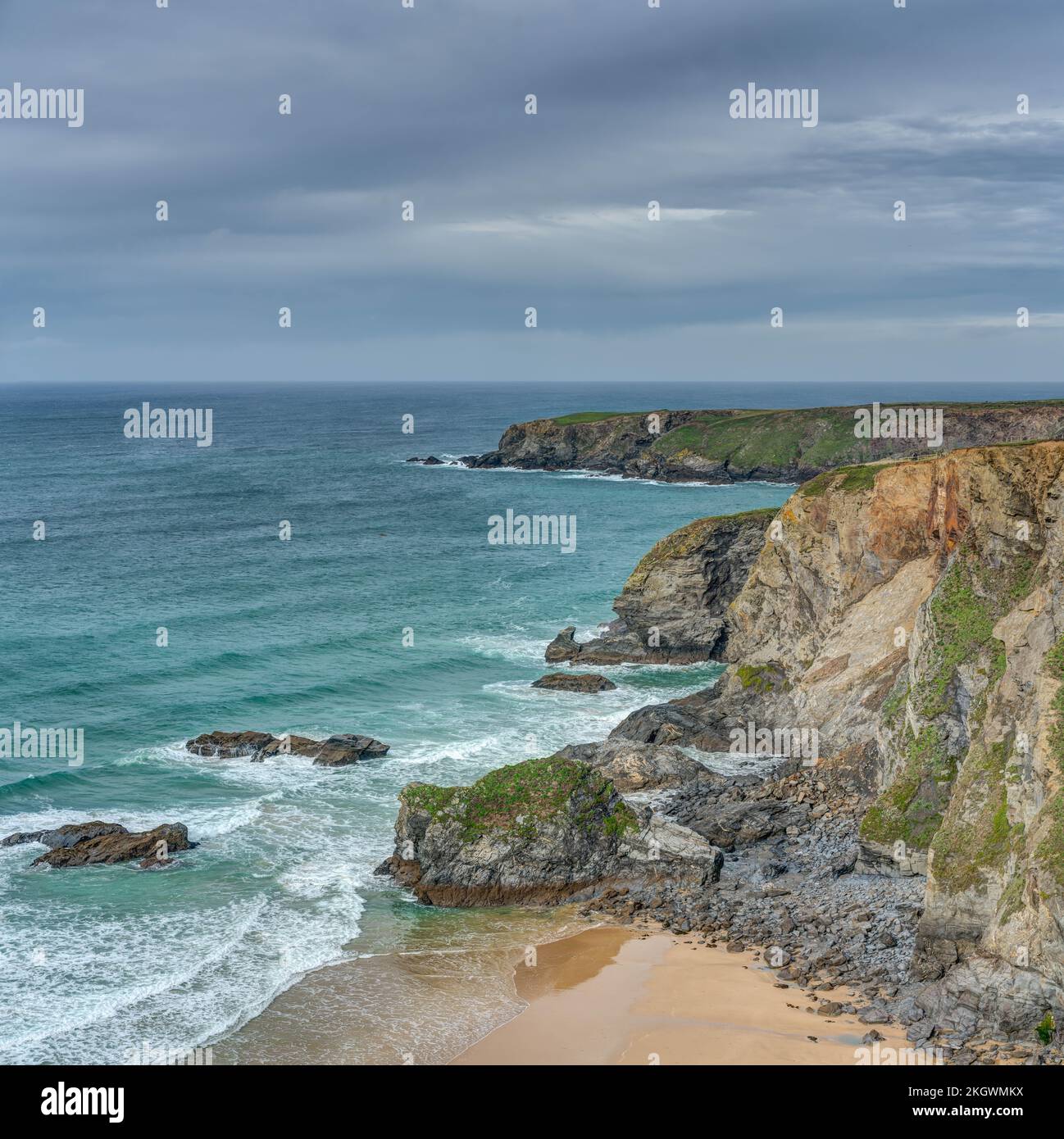 Very spectacular and dramatic describes the coastline and beach at ...