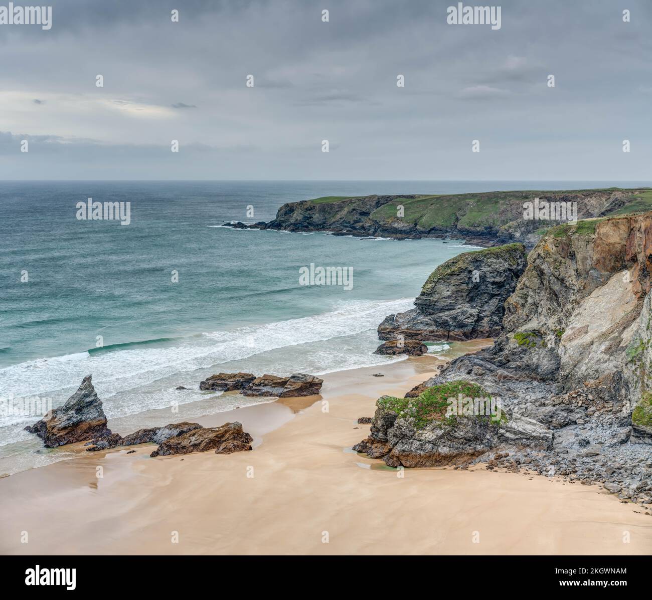 Very spectacular and dramatic describes the coastline and beach at ...