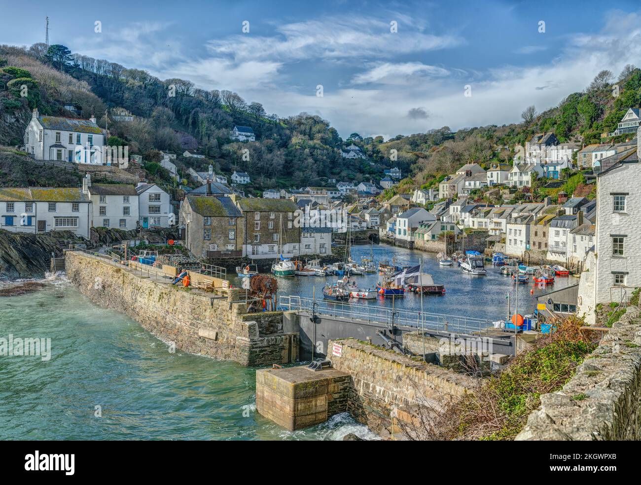 Polperro is one of the prettiest fishing harbours in Cornwall, the ...