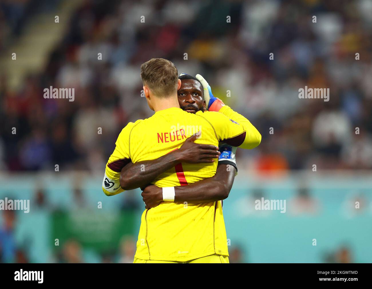 Al Rajjan, Qatar. 23rd Nov, 2022. Soccer: World Cup, Germany - Japan ...