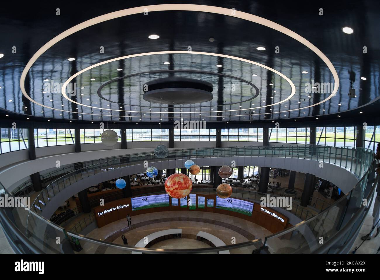 Addis Ababa. 8th Nov, 2022. This photo taken on Nov. 8, 2022 shows an interior view of the newly ...