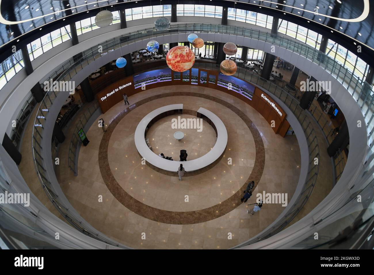 Addis Ababa. 8th Nov, 2022. This photo taken on Nov. 8, 2022 shows an interior view of the newly ...