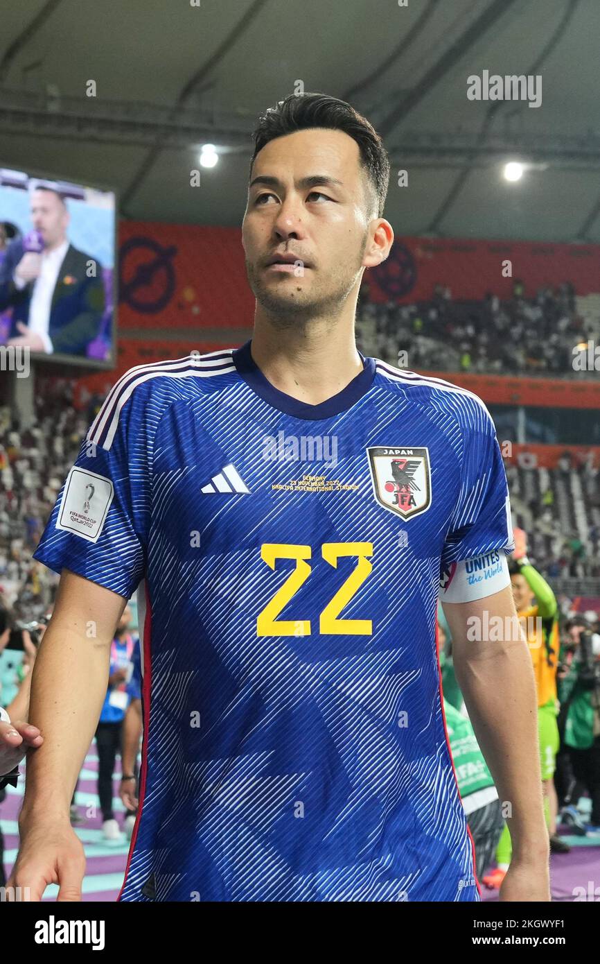 Al Rayyan, Qatar, November 23, 2022. Al Rayyan, Qatar. 23rd Nov, 2022. Maya Yoshida (JPN ...