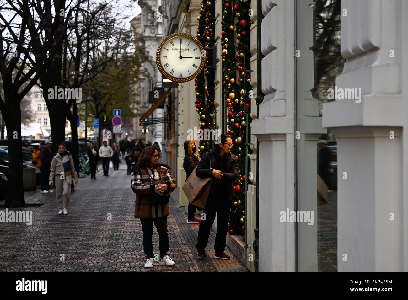 Paris Street in Prague (pictured on 23 November 2022) has for the first ...