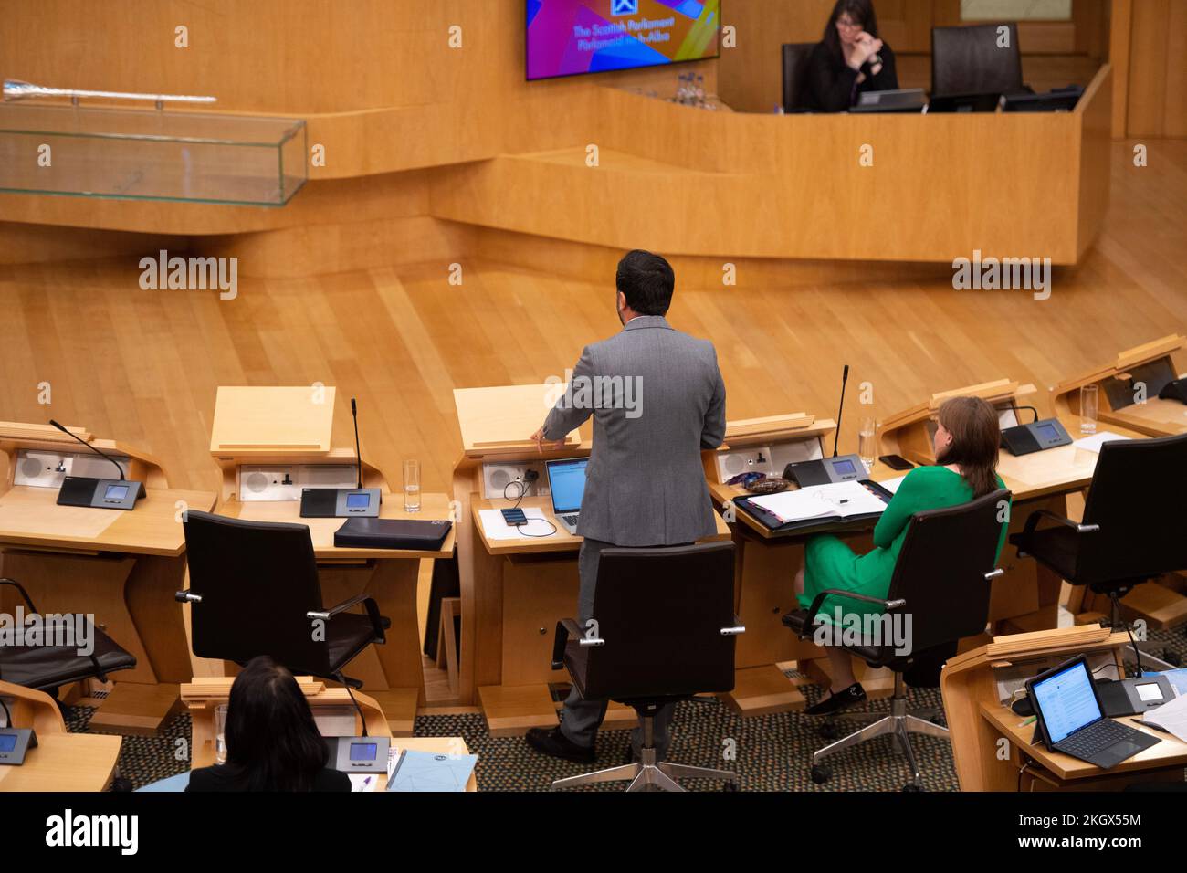 Edinburgh, Scotland, UK. 23rd Nov, 2022. PICTURED: Humza Yousaf MSP ...