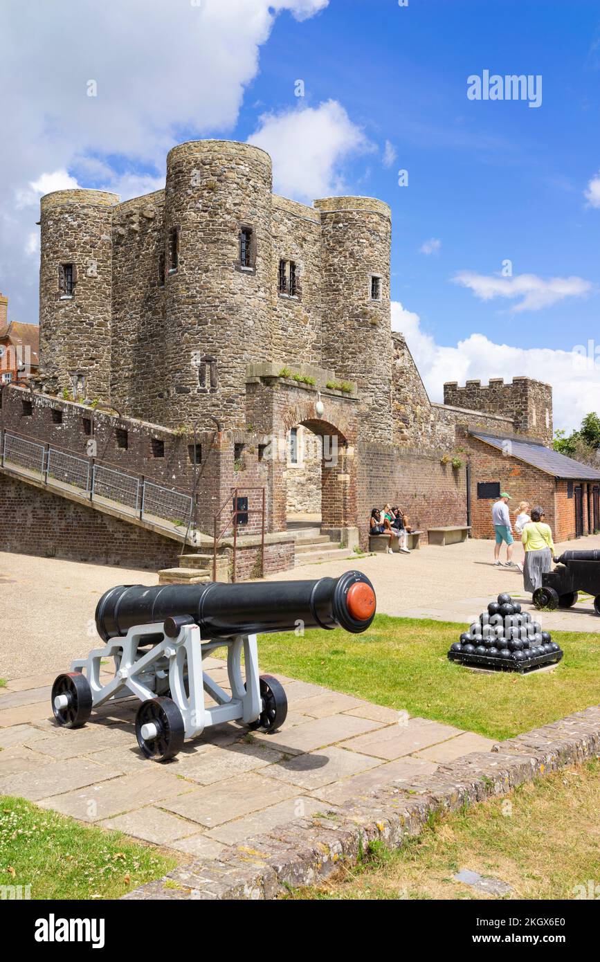 Rye Sussex the Rye Castle Museum or Ypres Tower in the Gungarden Rye ...