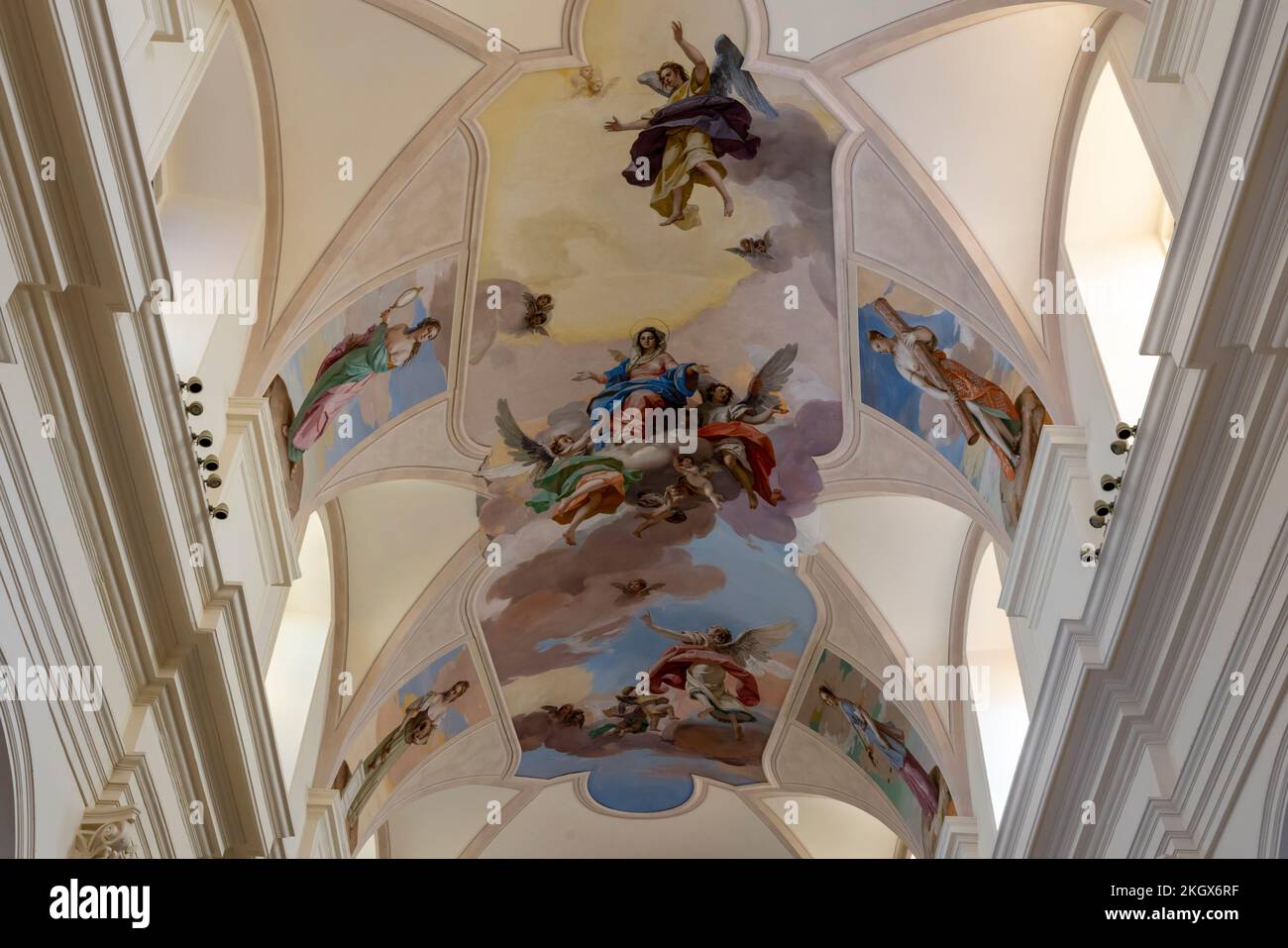 The Interior of Noto Cathedral (Cattedrale di Noto), Sicily, Italy ...