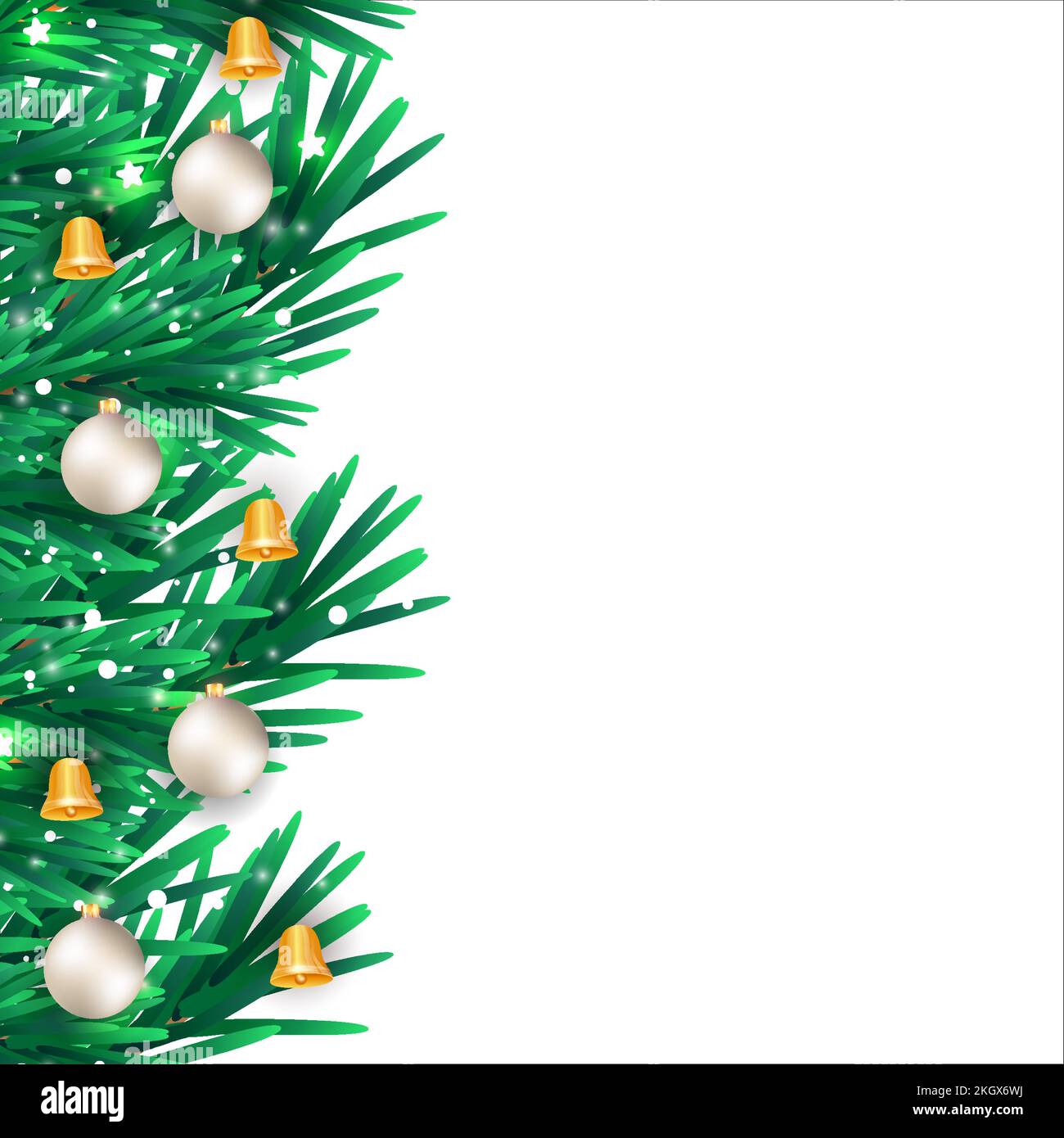 Tinsel border Stock Vector Images - Alamy
