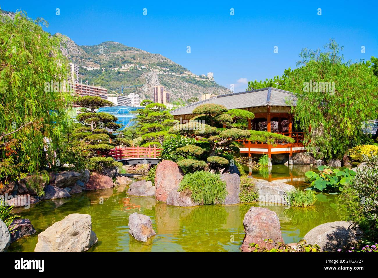 Japanese Garden in Monte Carlo, Monaco Stock Photo - Alamy