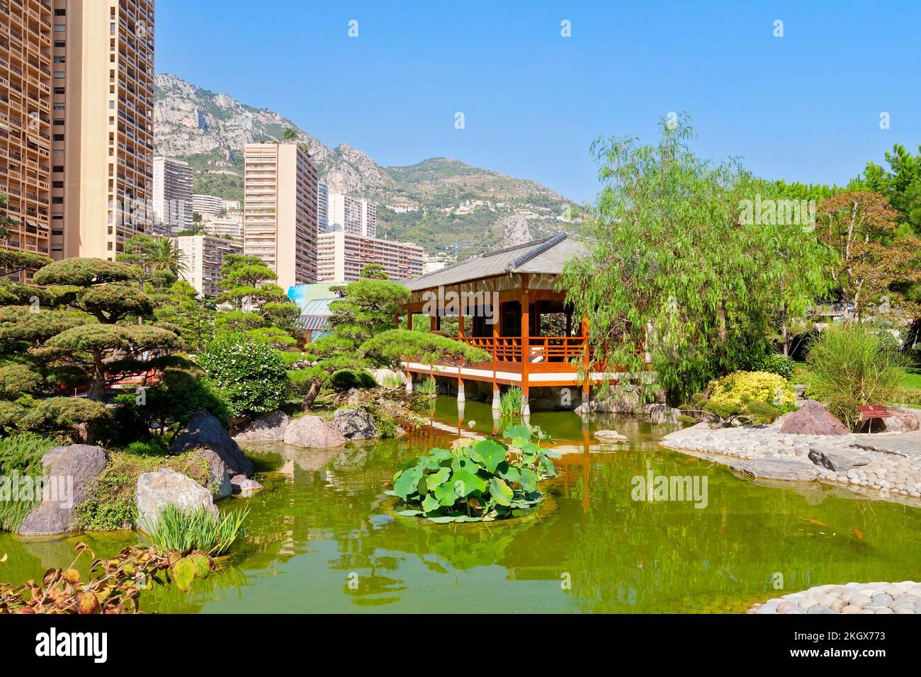 Japanese Garden in Monte Carlo, Monaco Stock Photo - Alamy