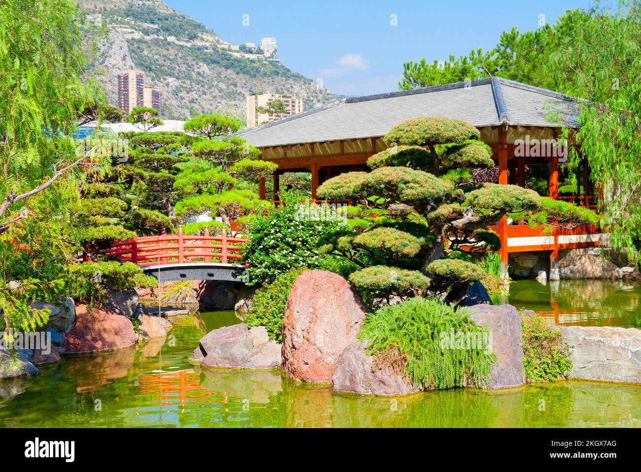 Japanese Garden in Monte Carlo, Monaco Stock Photo - Alamy