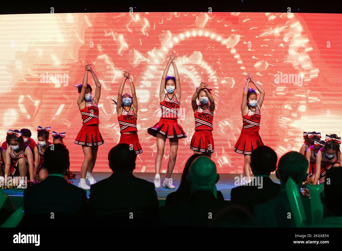 KMYLS Cheerleading Team perform at Operation Santa Claus HH35th ...