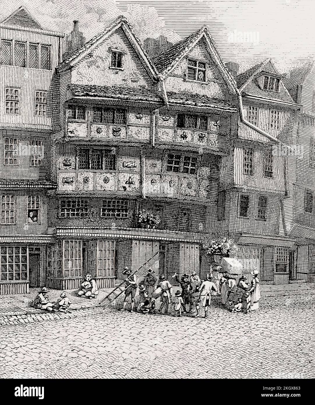 Duke de Sully's House, Durham House, Strand, Westminster, London ...