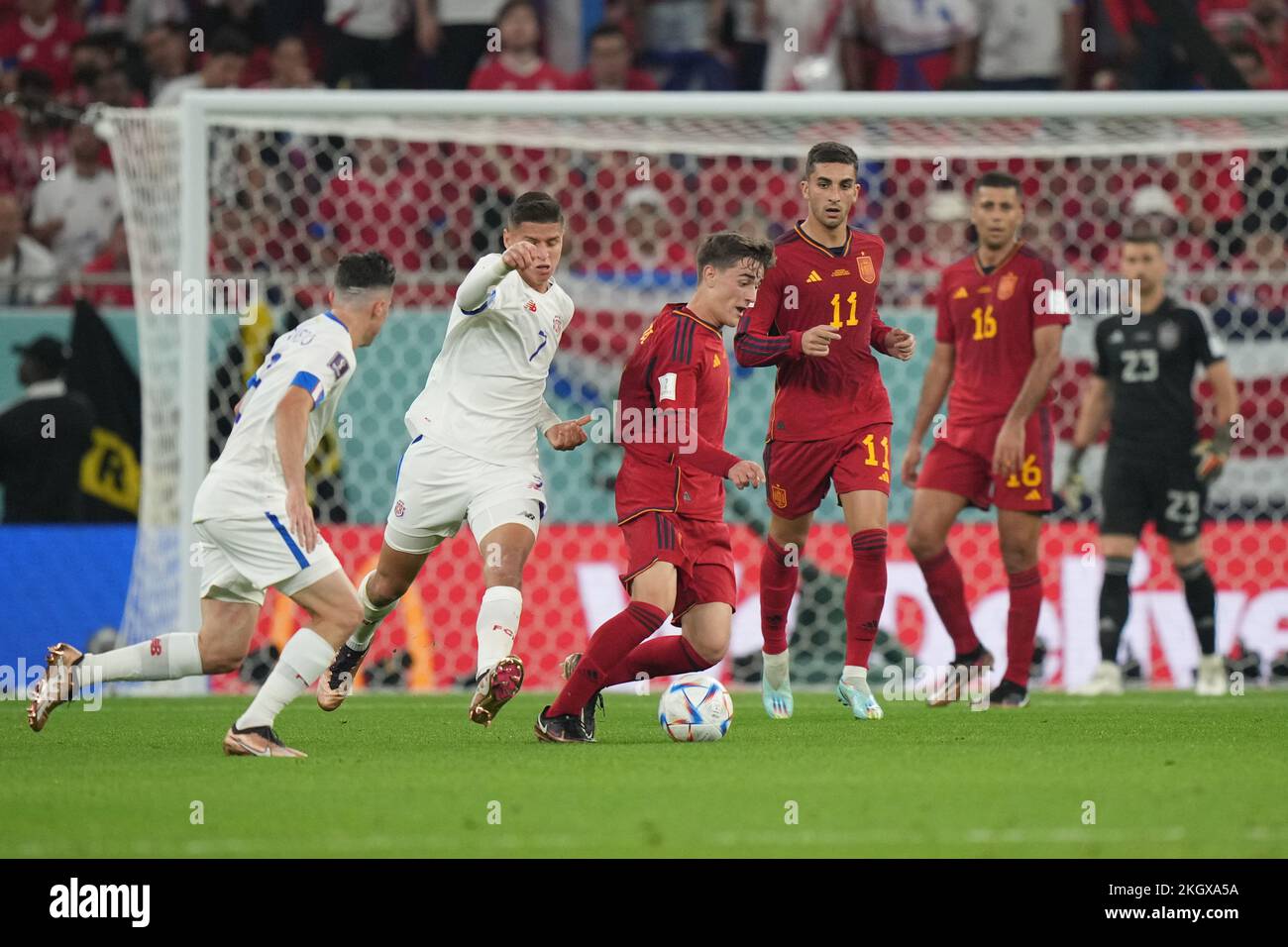 Pablo Martin Gavi of Spain during the Qatar 2022 World Cup match, group ...