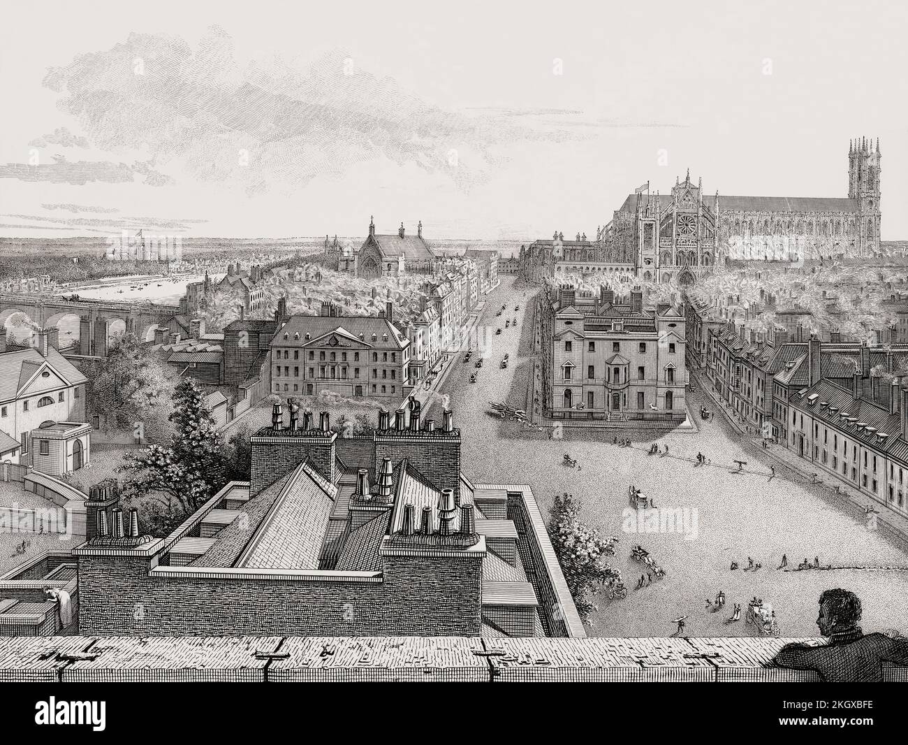 The Banqueting House; Palace of Whitehall, London, England, 1752 Stock ...