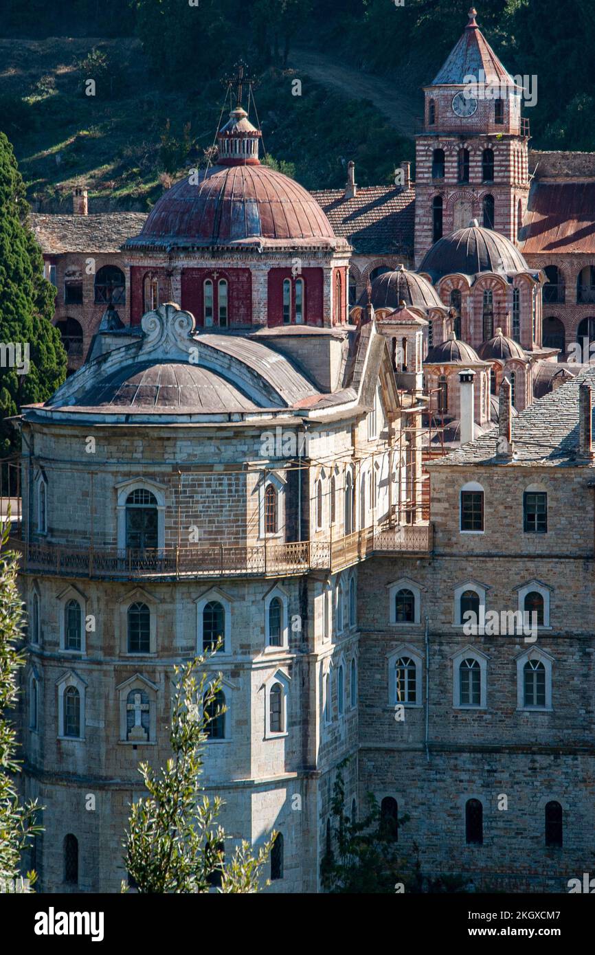 Mount Athos, bulgarian Saint George the Zograf Monastery, Halkidiki ...