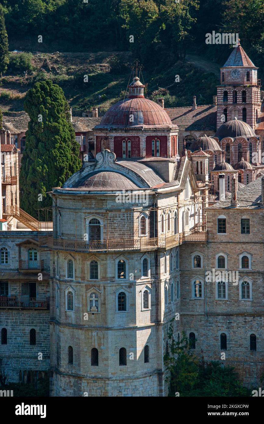 Mount Athos, bulgarian Saint George the Zograf Monastery, Halkidiki ...