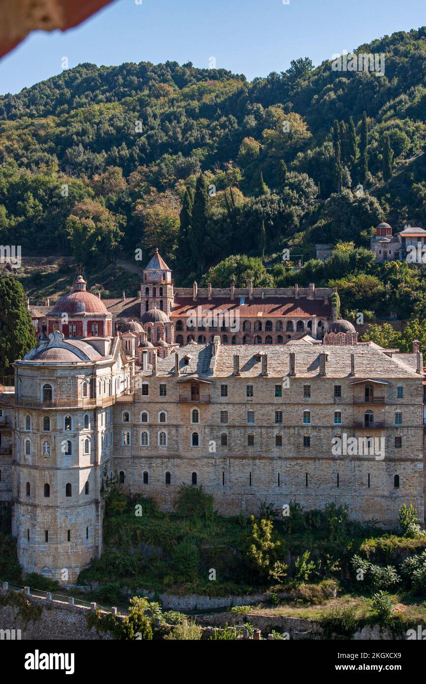 Mount Athos, bulgarian Saint George the Zograf Monastery, Halkidiki ...