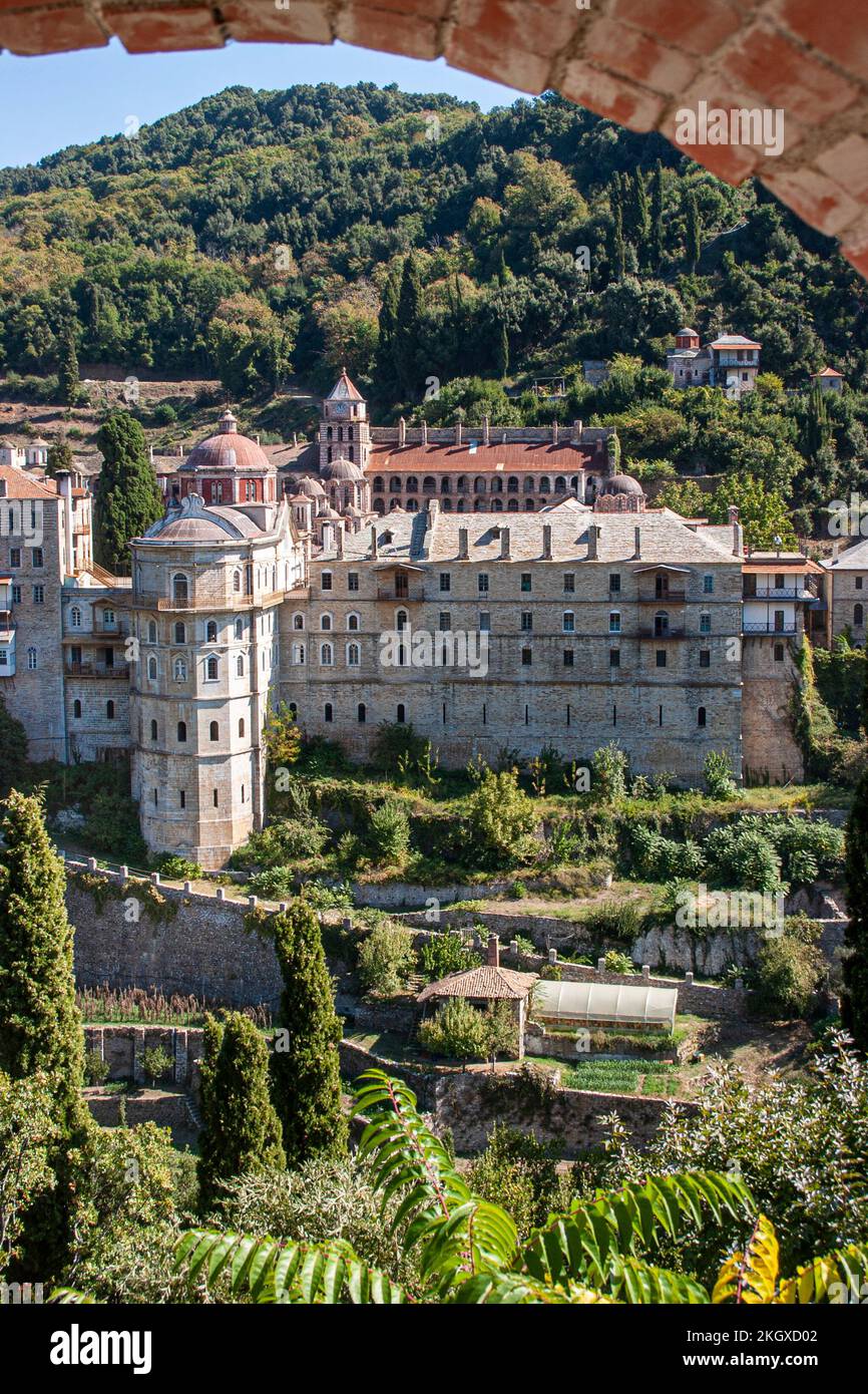Mount Athos, bulgarian Saint George the Zograf Monastery, Halkidiki ...