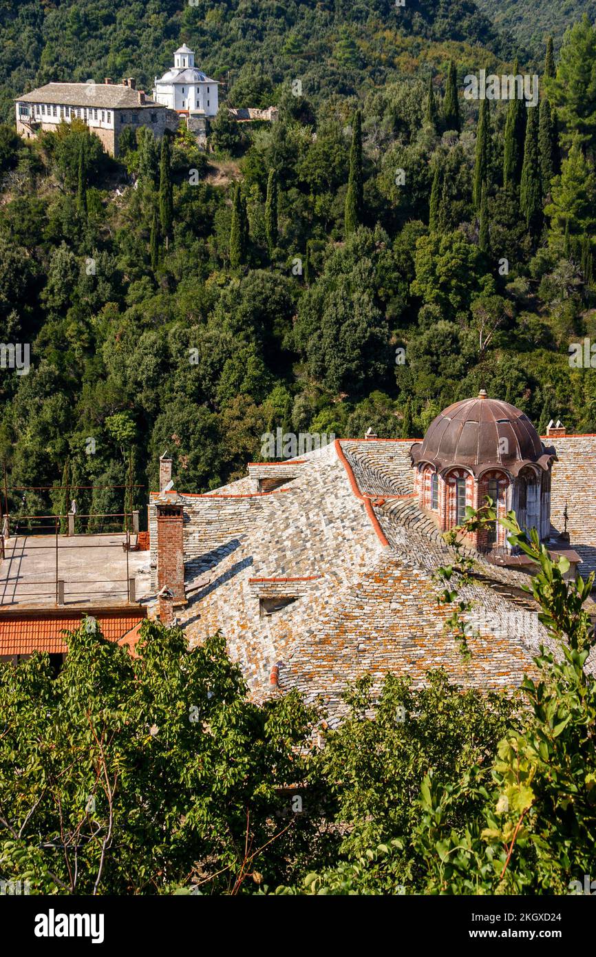 Mount Athos, bulgarian Saint George the Zograf Monastery, Halkidiki ...