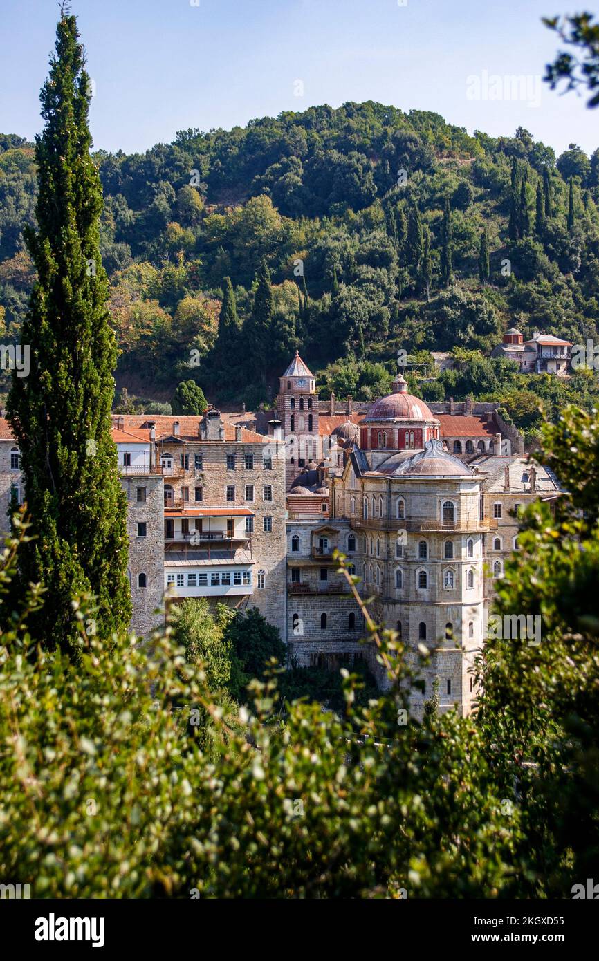 Mount Athos, bulgarian Saint George the Zograf Monastery, Halkidiki ...