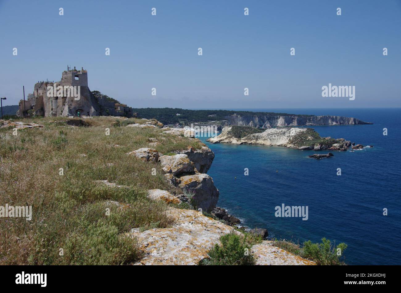 Castle of the Badiali, Tremiti Islands, Apulia, Adriatic Sea, Italy ...