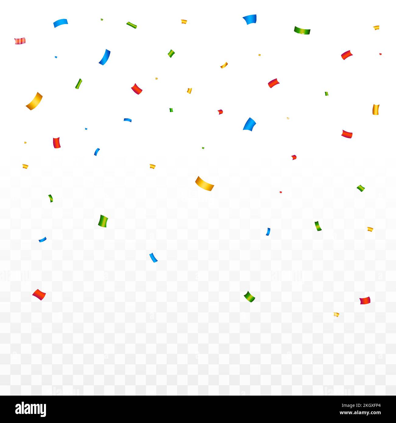 Confetti vector illustration for festival background. Simple tin foil ...