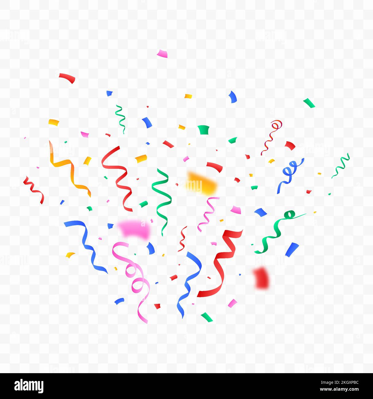 Confetti vector illustration for the festival background. Golden party ... Confetti vector illustration for the festival background. Golden party ...