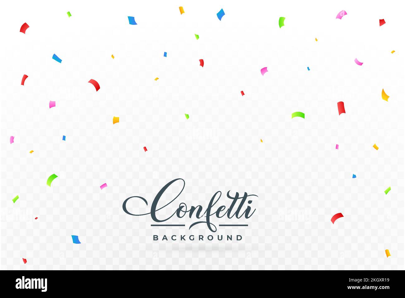 Realistic confetti and tinsel falling background. Simple multicolor ... Realistic confetti and tinsel falling background. Simple multicolor ...