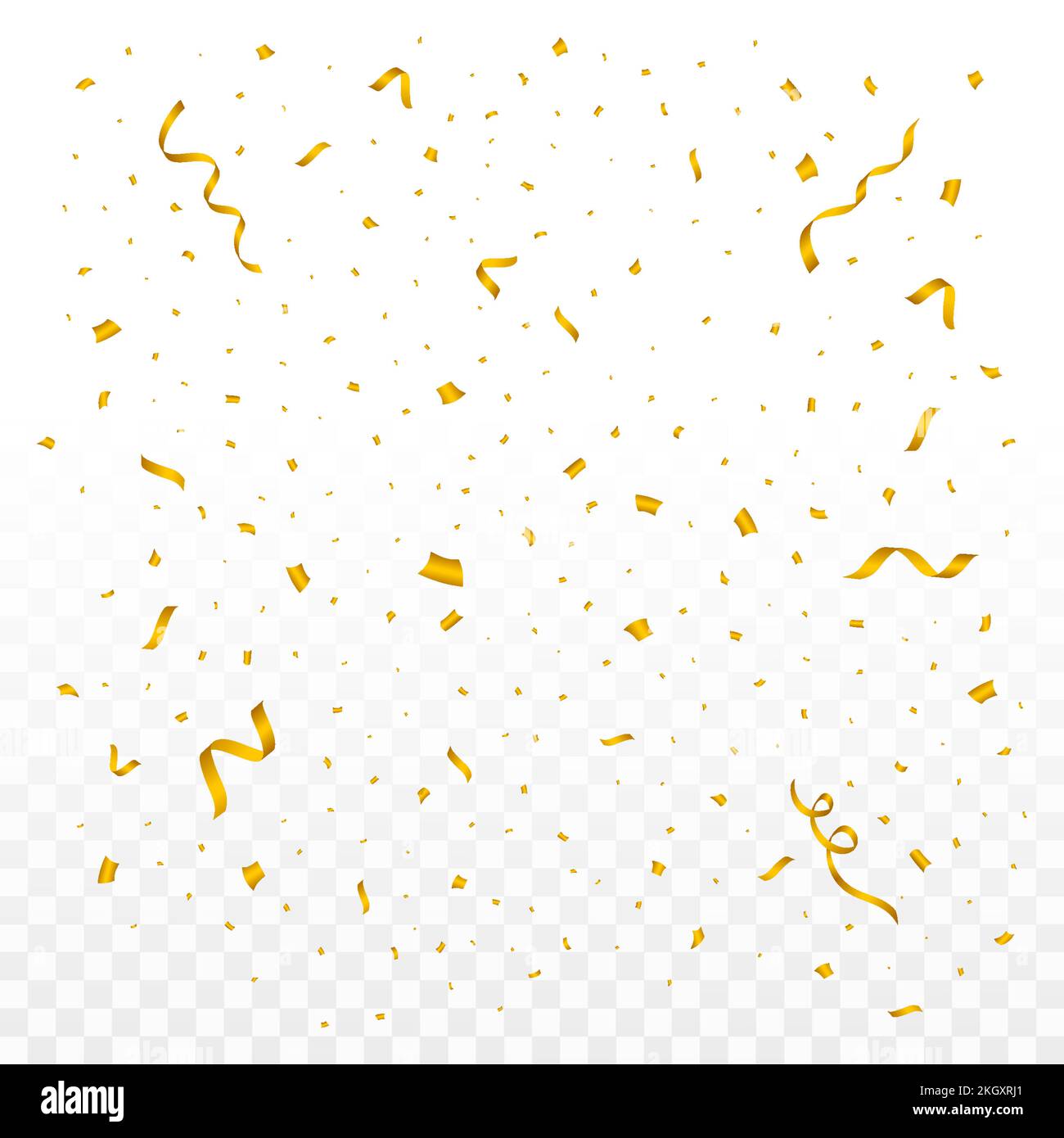 Confetti vector illustration for festival background. Simple tin foil confetti falling ...