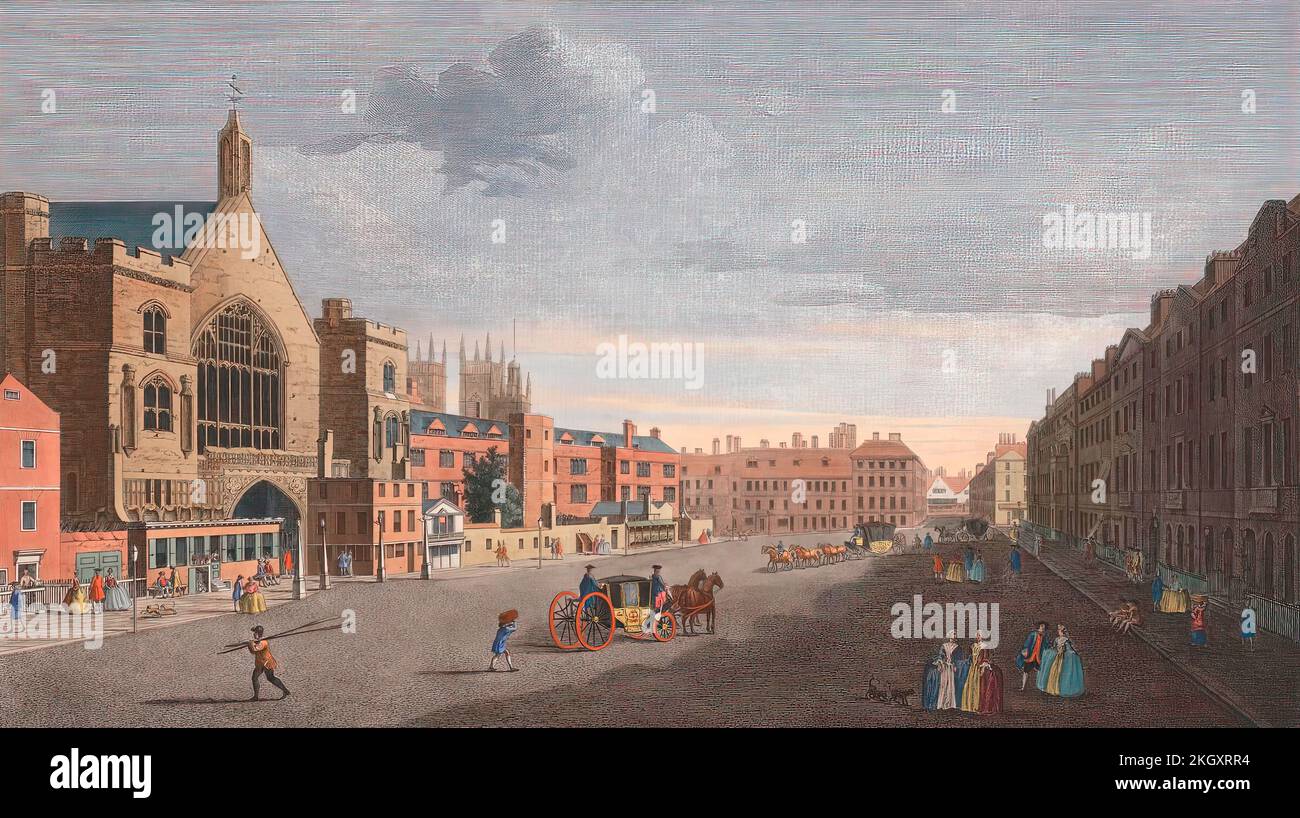 New Palace Yard, Westminster; London; England, after Boydell, 1750 ...