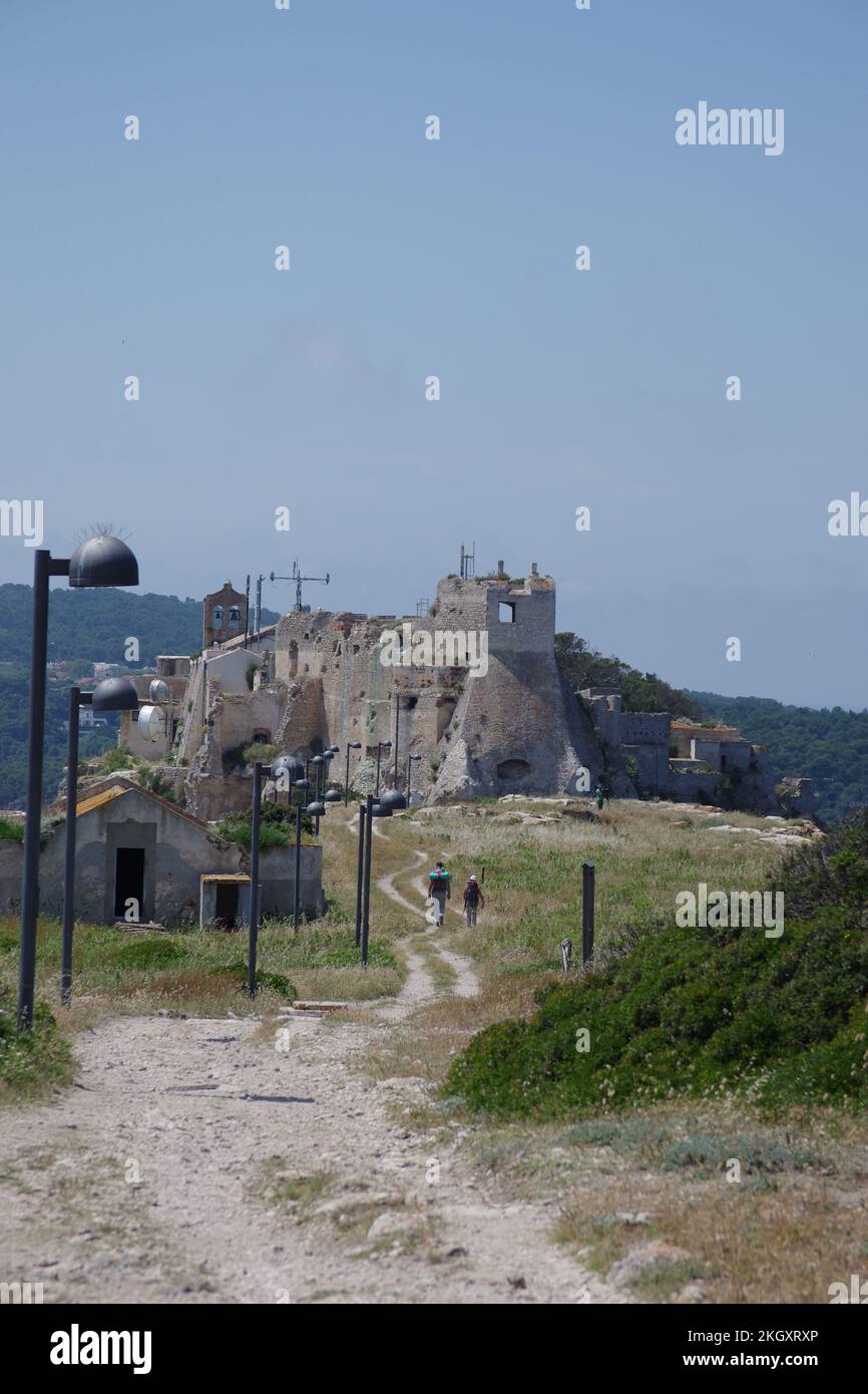 Castle of the Badiali, Tremiti Islands, Apulia, Adriatic Sea, Italy ...