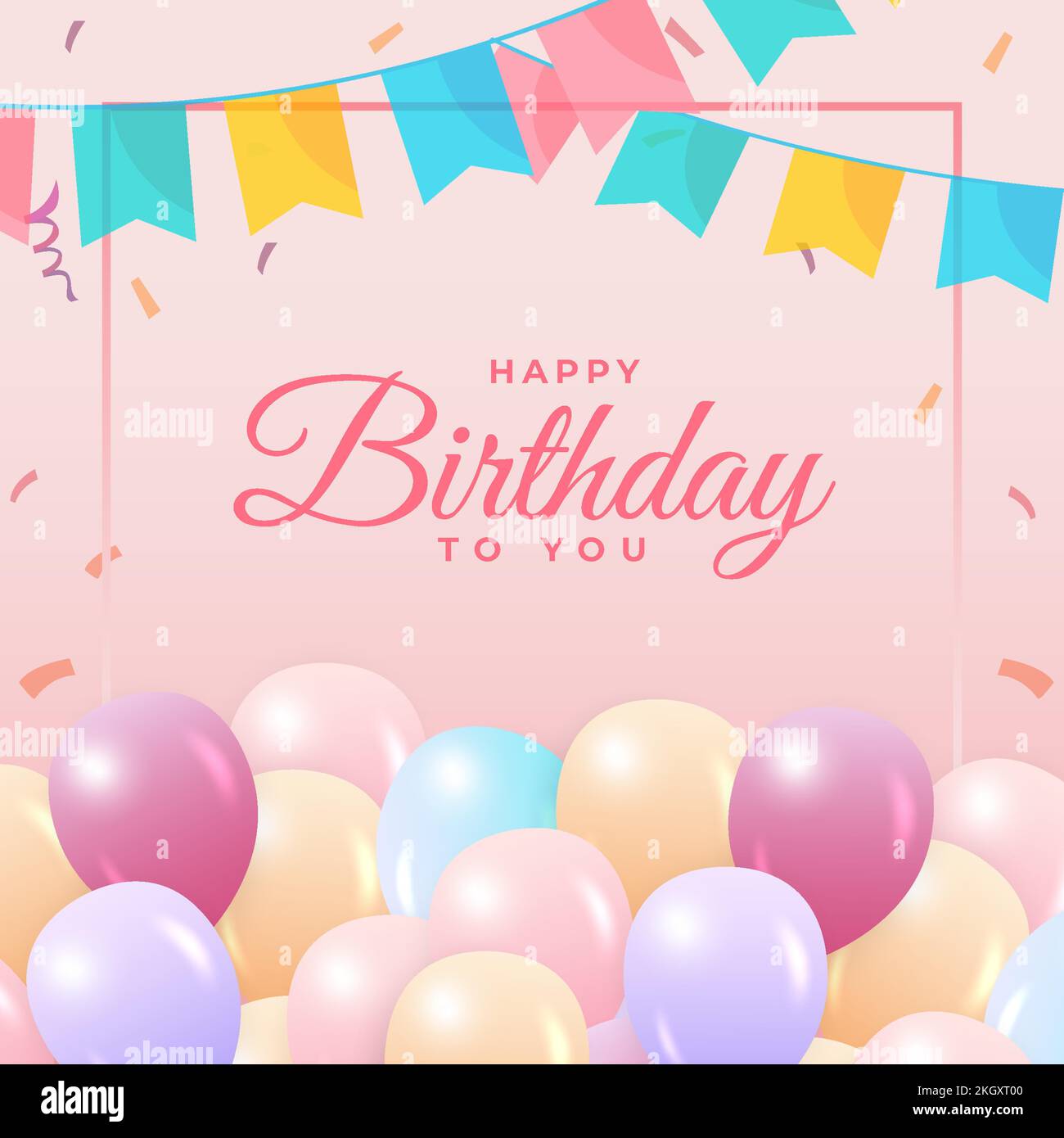 Birthday social media post. Happy birthday social media post with a lot ...