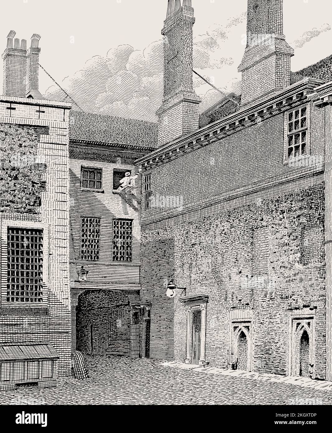 The Speaker‘s Court yard from the south west; Westminster; London ...
