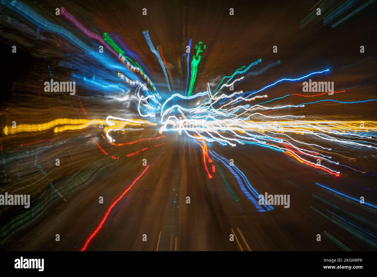 Abstract city lights hi-res stock photography and images - Alamy