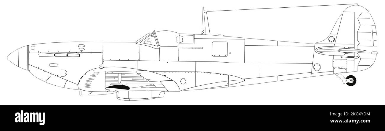 Supermarine Spitfire Mk I Stock Photo - Alamy