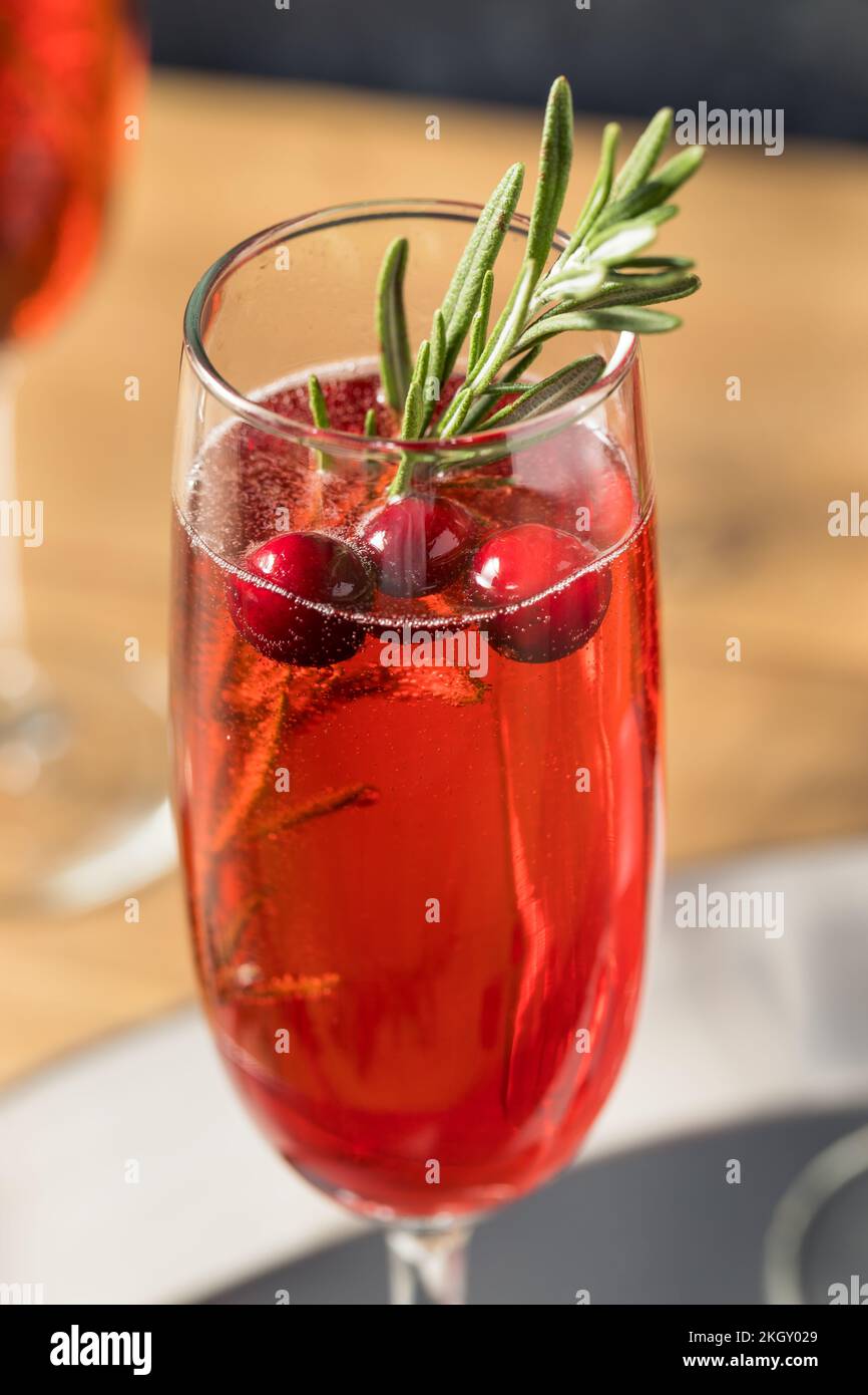 Red champagne alcohol cocktail hi-res stock photography and images - Alamy