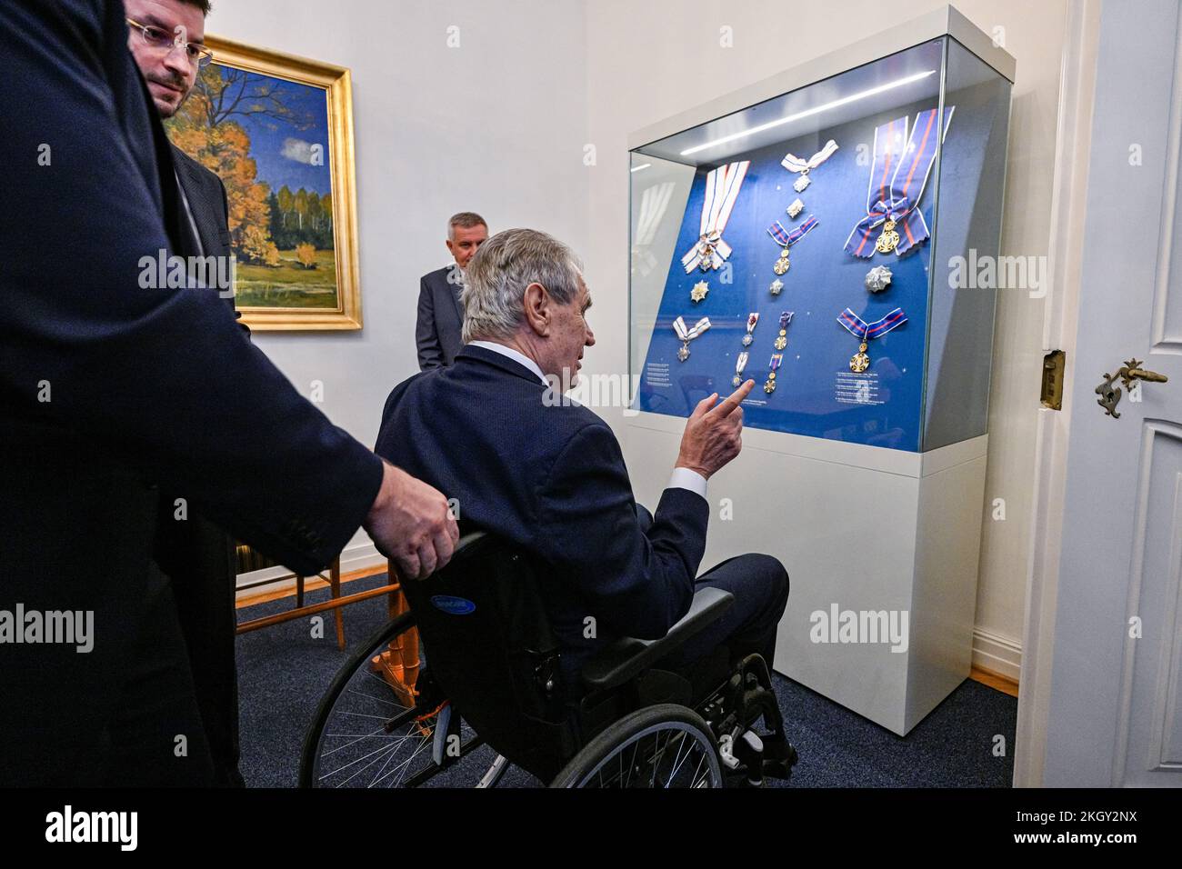 Prague, Czech Republic. 23rd Nov, 2022. President Milos Zeman ...