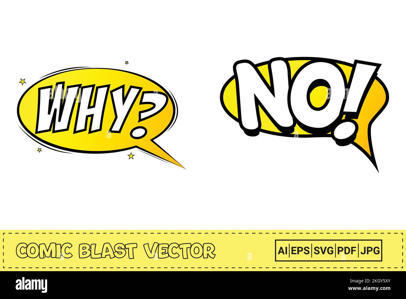 Why, comic burst with yellow and white colors. No, a comic pop-up with ...