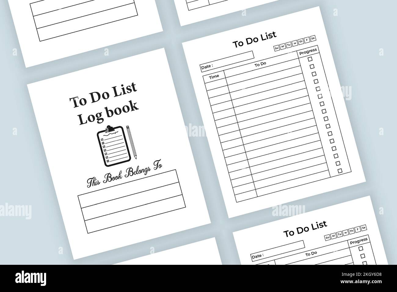 To do list logbook and Task tracker. Task planner notebook. Tasklist ...