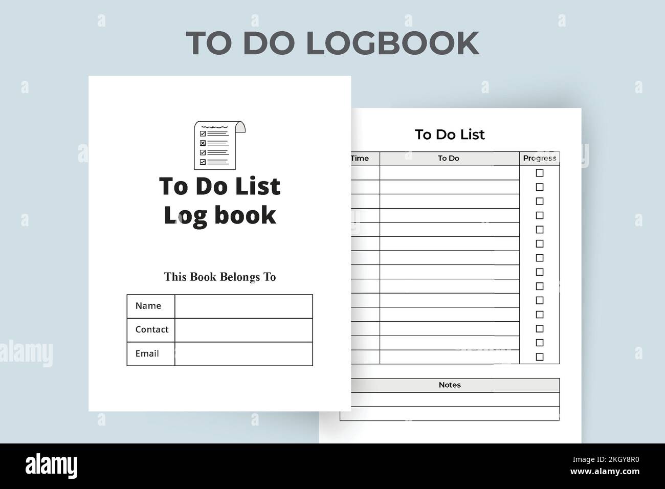 Task planner notebook. Tasklist line art vector. To do task log book ...
