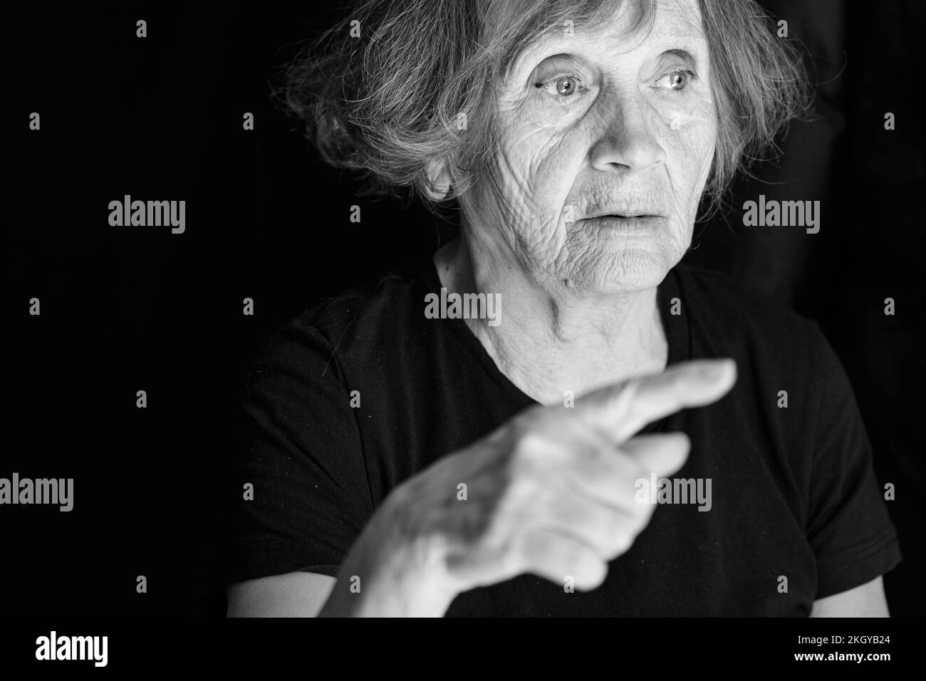 Women talking Black and White Stock Photos & Images - Alamy