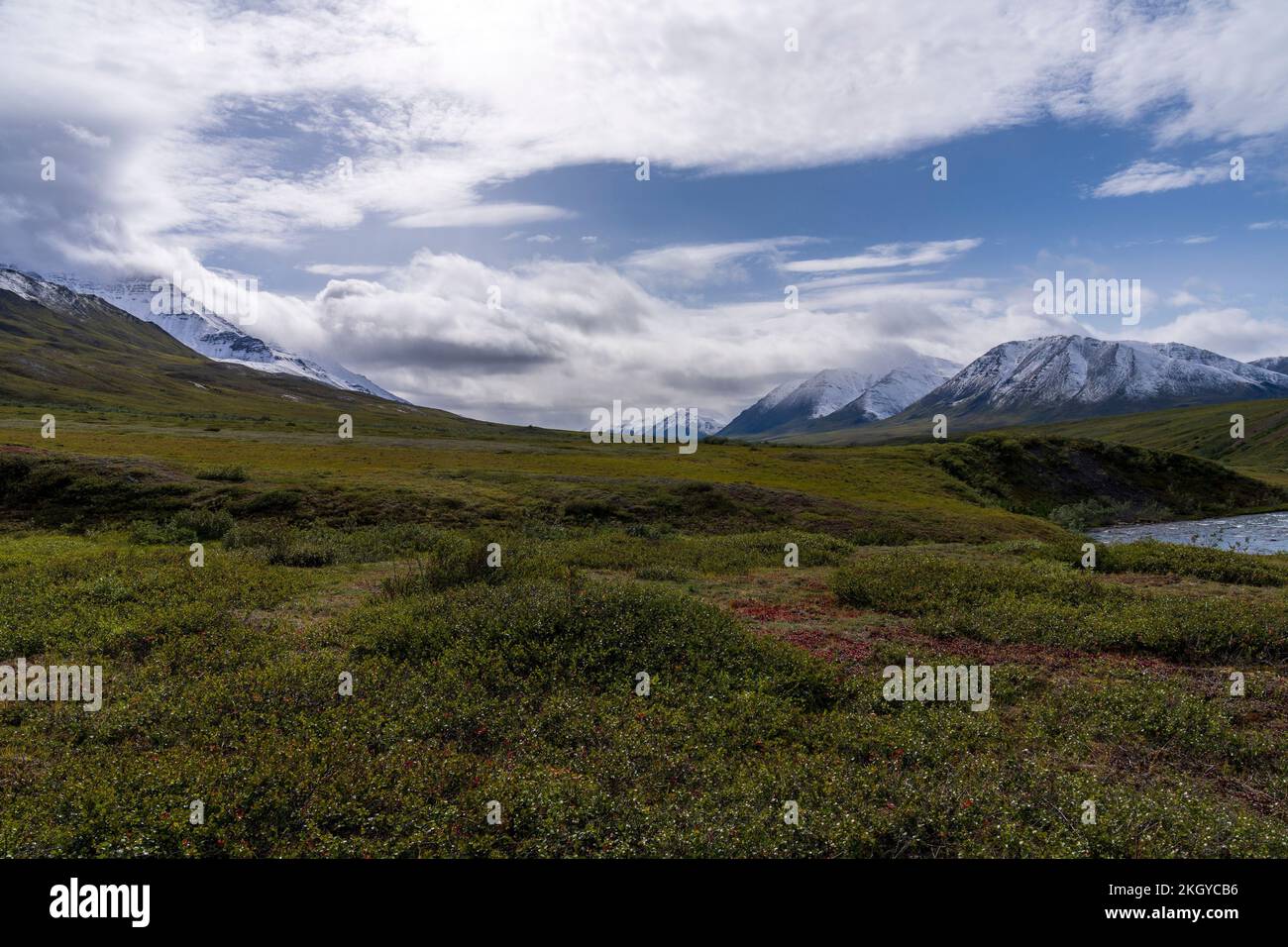 The Endicott Mountains and John River at the Gates of the Arctic ...