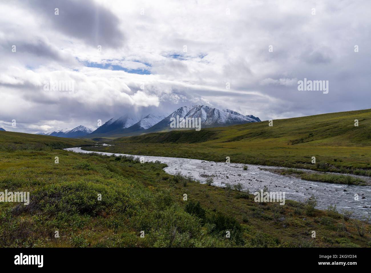 The Endicott Mountains and John River at the Gates of the Arctic ...