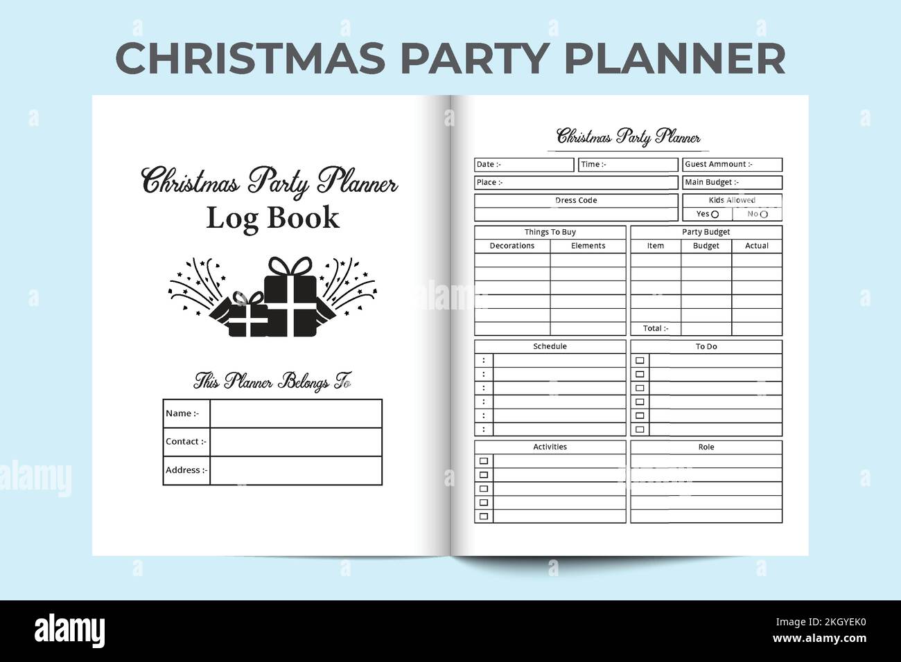 Party planner kdp interior hi-res stock photography and images - Alamy