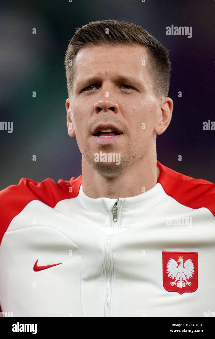 Poland goalkeeper Wojciech Szczesny ahead of the FIFA World Cup Group C ...