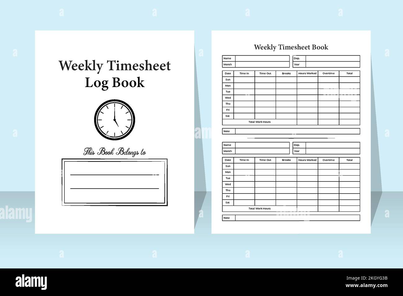 Timesheet logbook hi-res stock photography and images - Alamy
