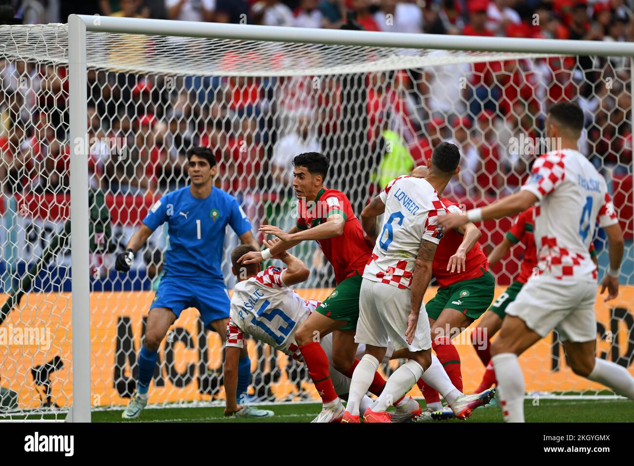 Doha, Qatar. 23rd Nov, 2022. DOHA, Qatar. , . Dejan Lovren 6, Mario ...