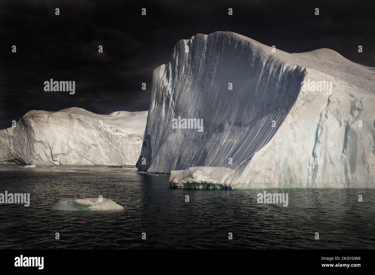 |Icebergs in Illulisat Icefjord, one of the northernmost UNESCO World ...
