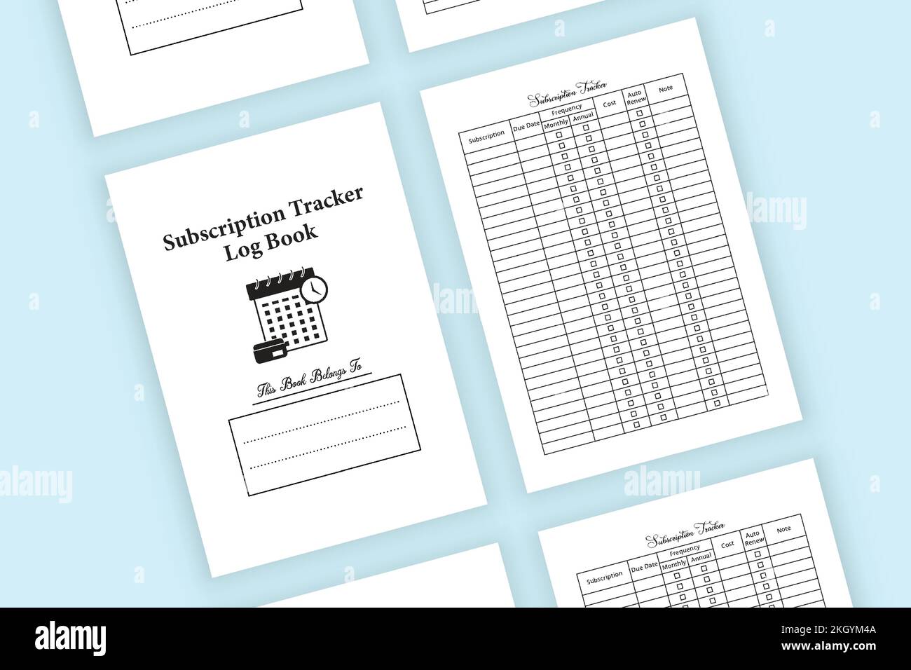 Expense tracker logbook hi-res stock photography and images - Alamy
